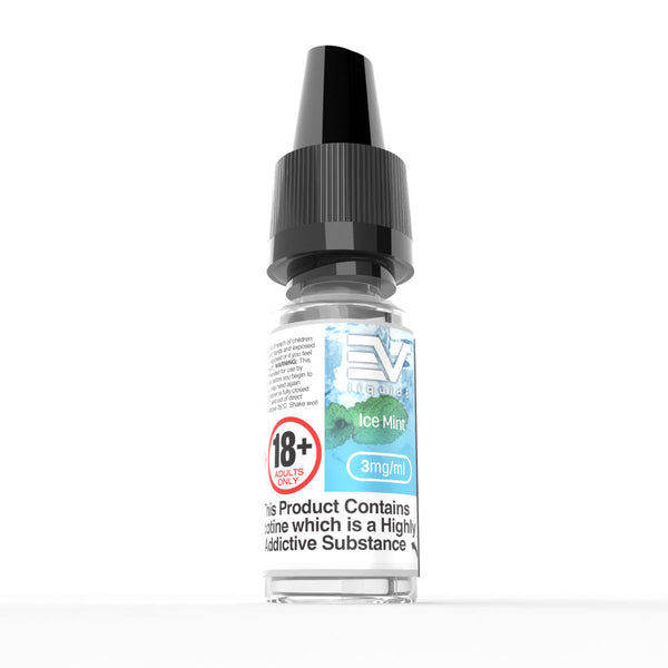 EV 10ml E-Liquids: Ice Mint - 18mg Freebase (10 Pack) – Blazed Wholesale