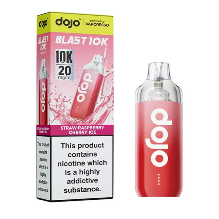 Vaporesso Dojo Blast 10K Pod Kits: Strawberry Raspberry Cherry Ice – 2 ...