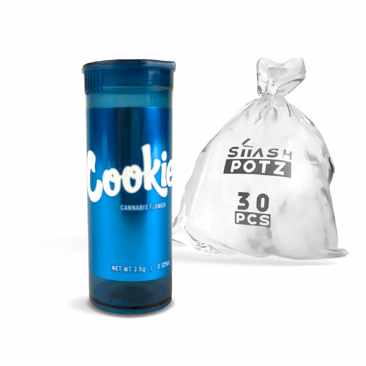 Stash Potz Labelled: Blue Pot - Cookies (30 Pack) – Blazed Wholesale